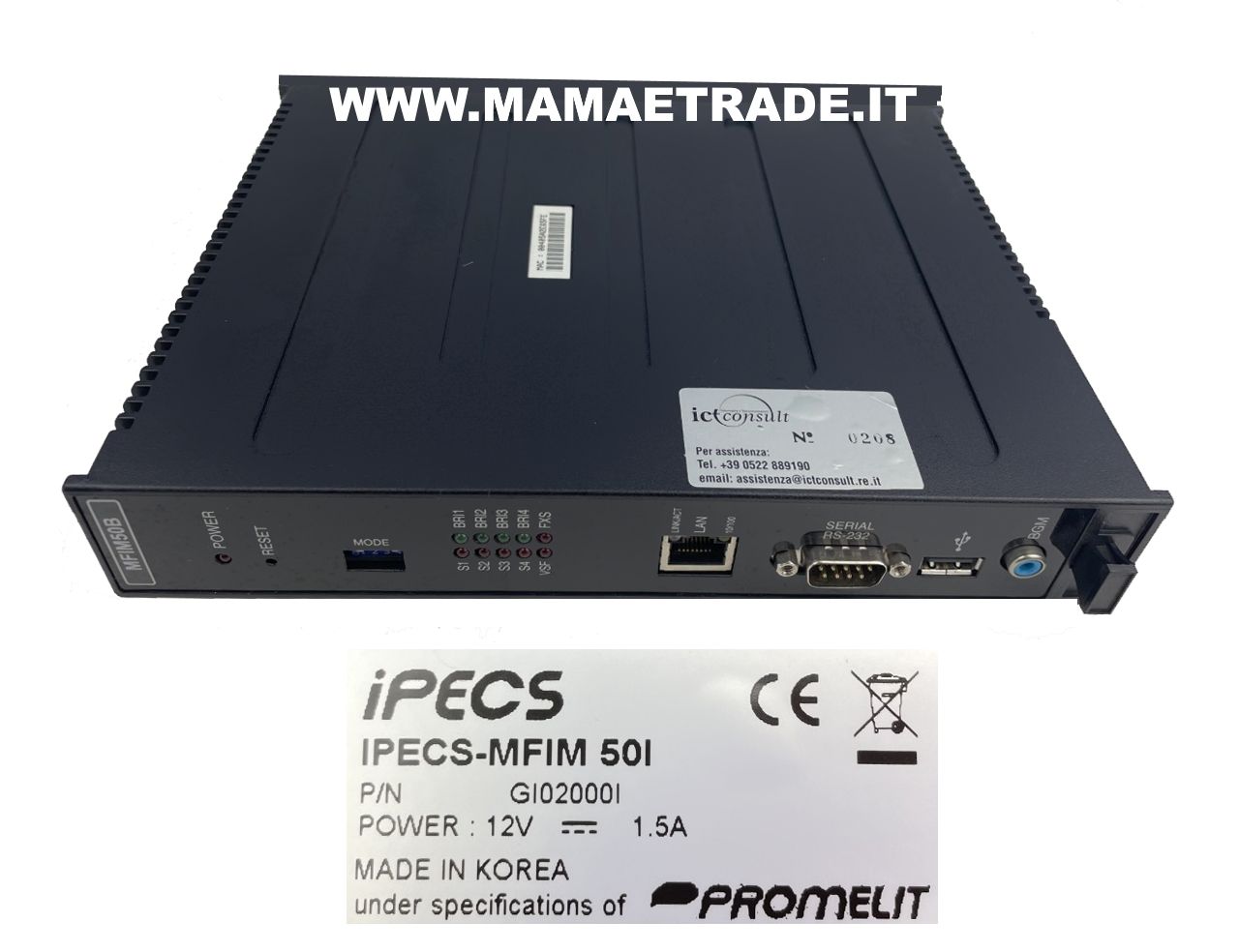 PROMELIT IPECS CENTRALE MFIM50B - REV., VARIE - Distribuzione materiali ...
